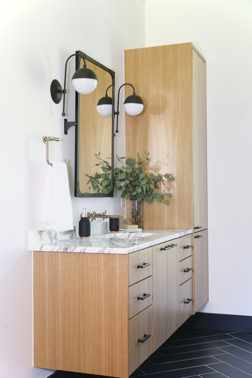 A Cozy Modern Spa for Two–the Delaware Project Master Bath Reveal ...