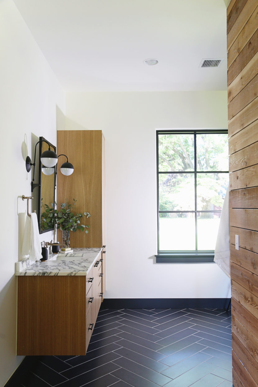 A Cozy Modern Spa for Two–the Delaware Project Master Bath Reveal ...
