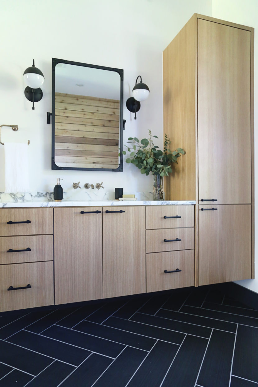 A Cozy Modern Spa for Two–the Delaware Project Master Bath Reveal ...