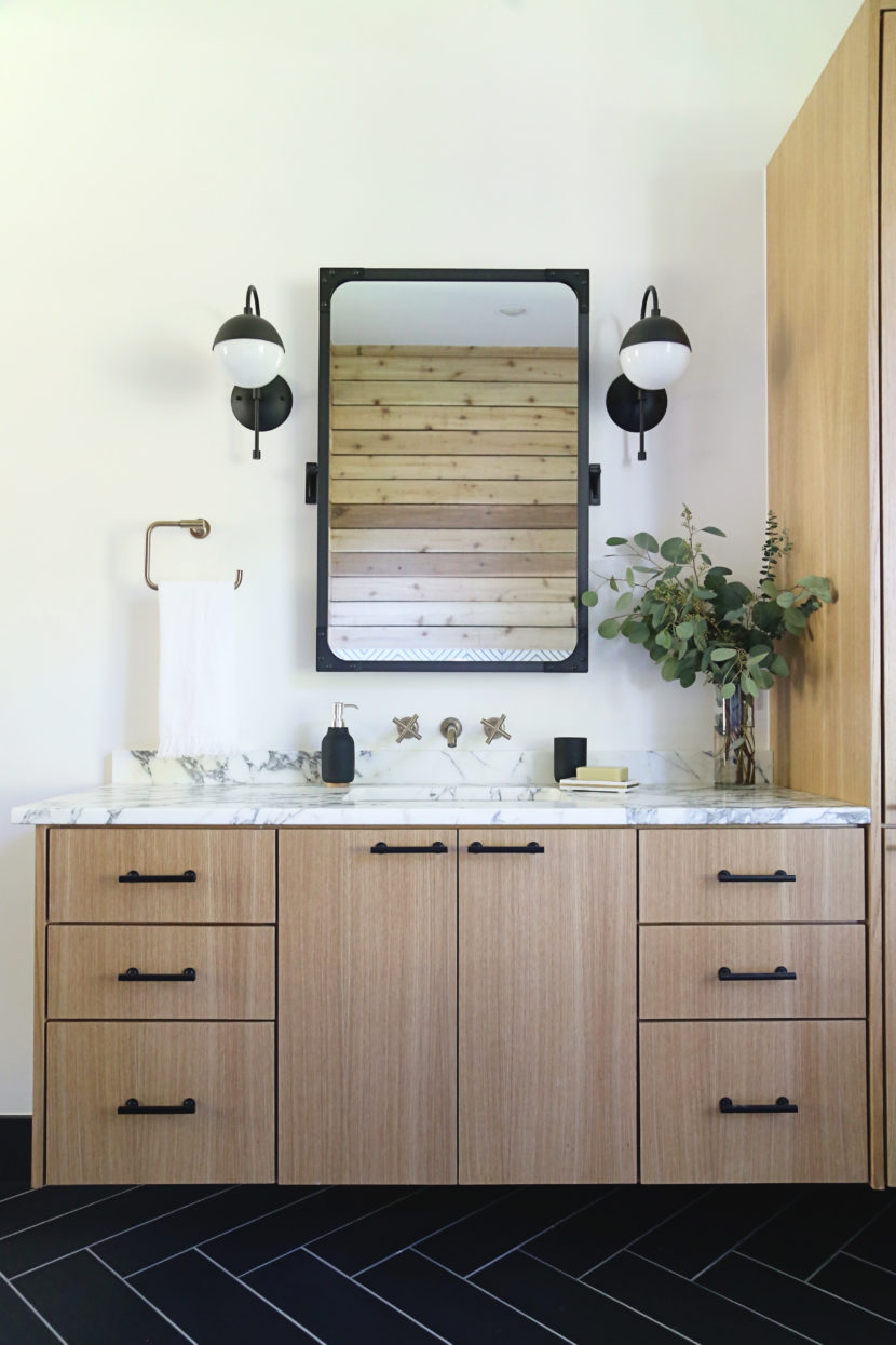A Cozy Modern Spa for Two–the Delaware Project Master Bath Reveal ...
